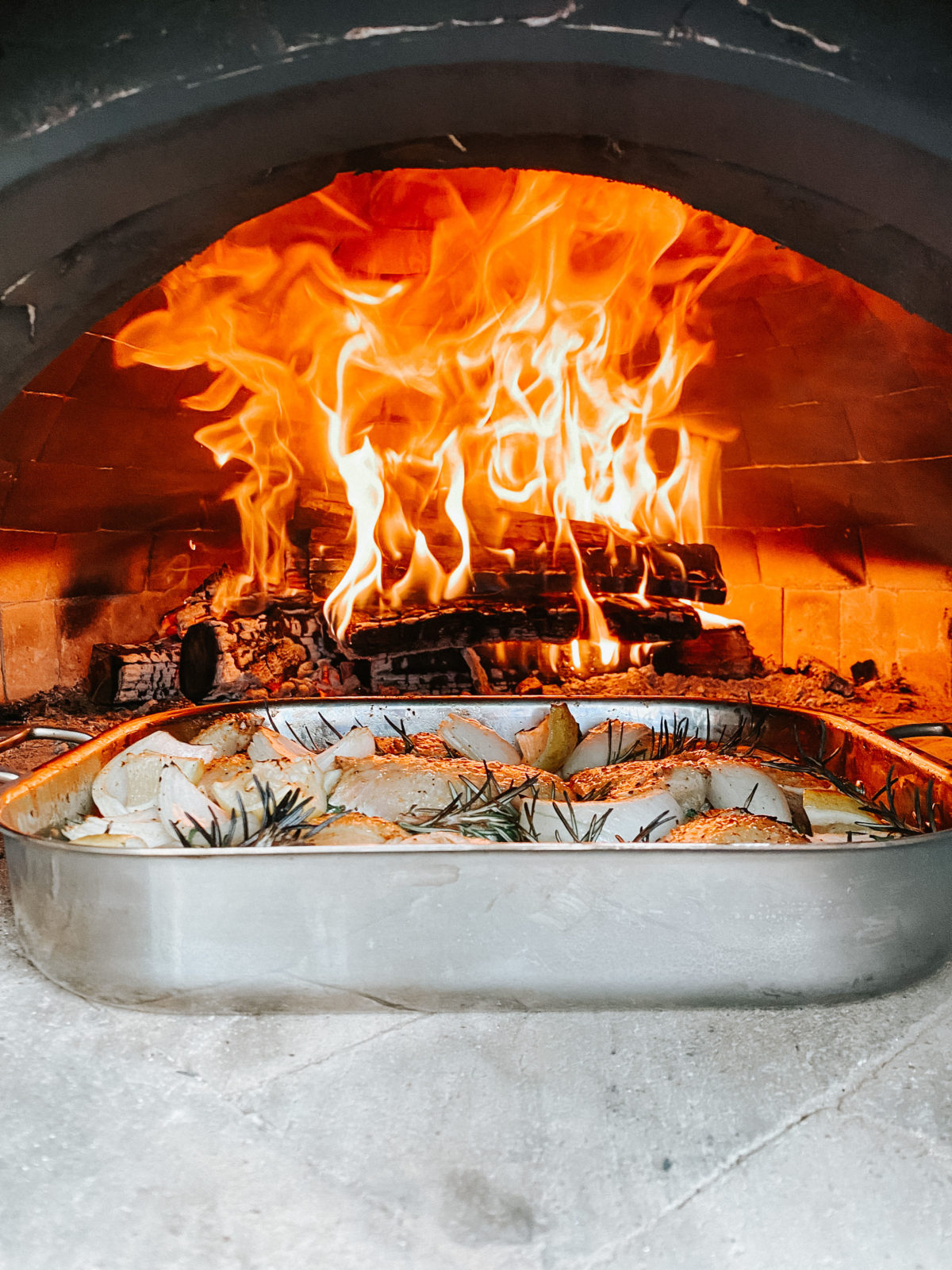 Lemon + Garlic Fire Roasted Chicken | Living With Landyn