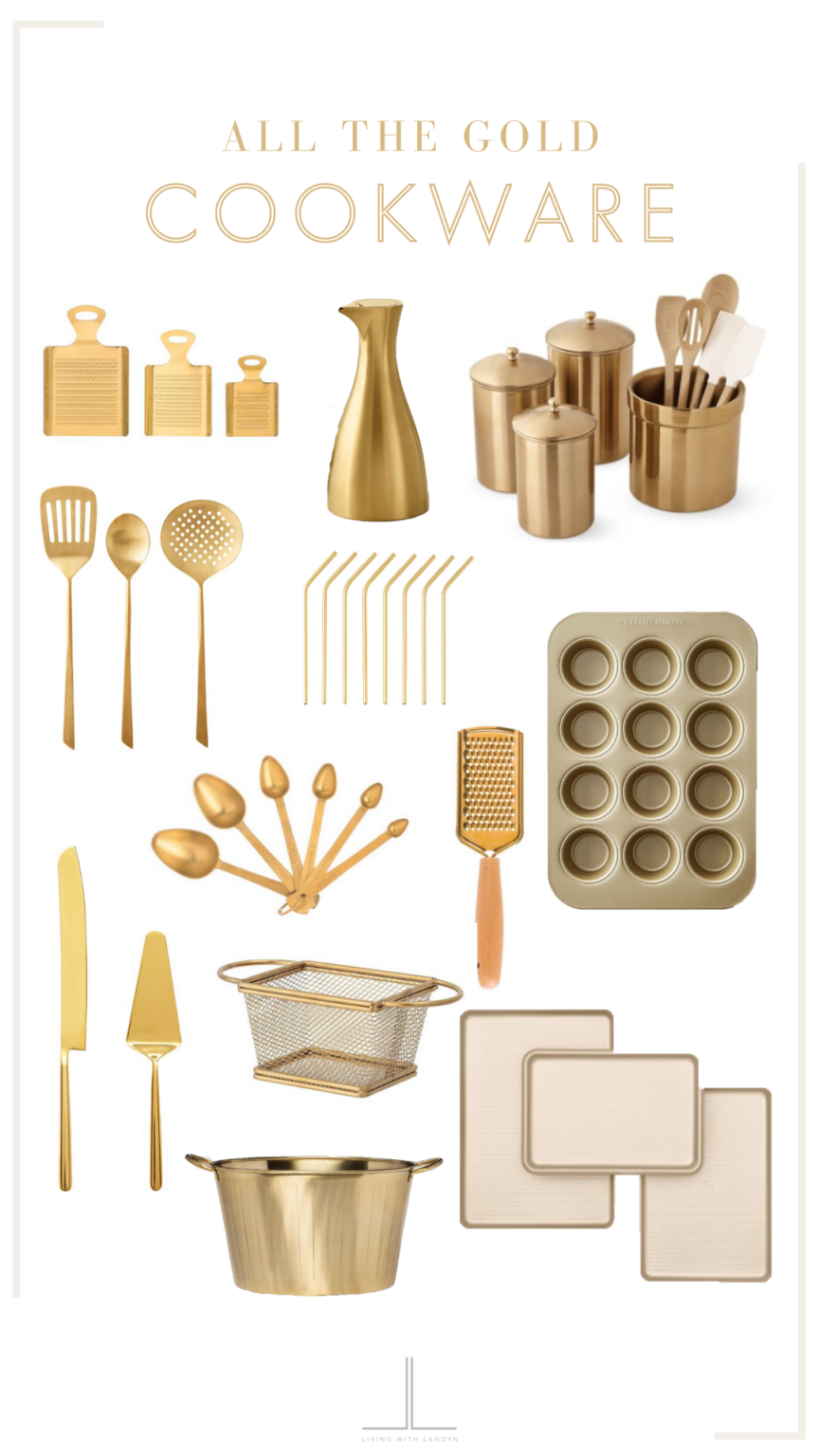 ALL THE GOLD COOKWARE | Living With Landyn