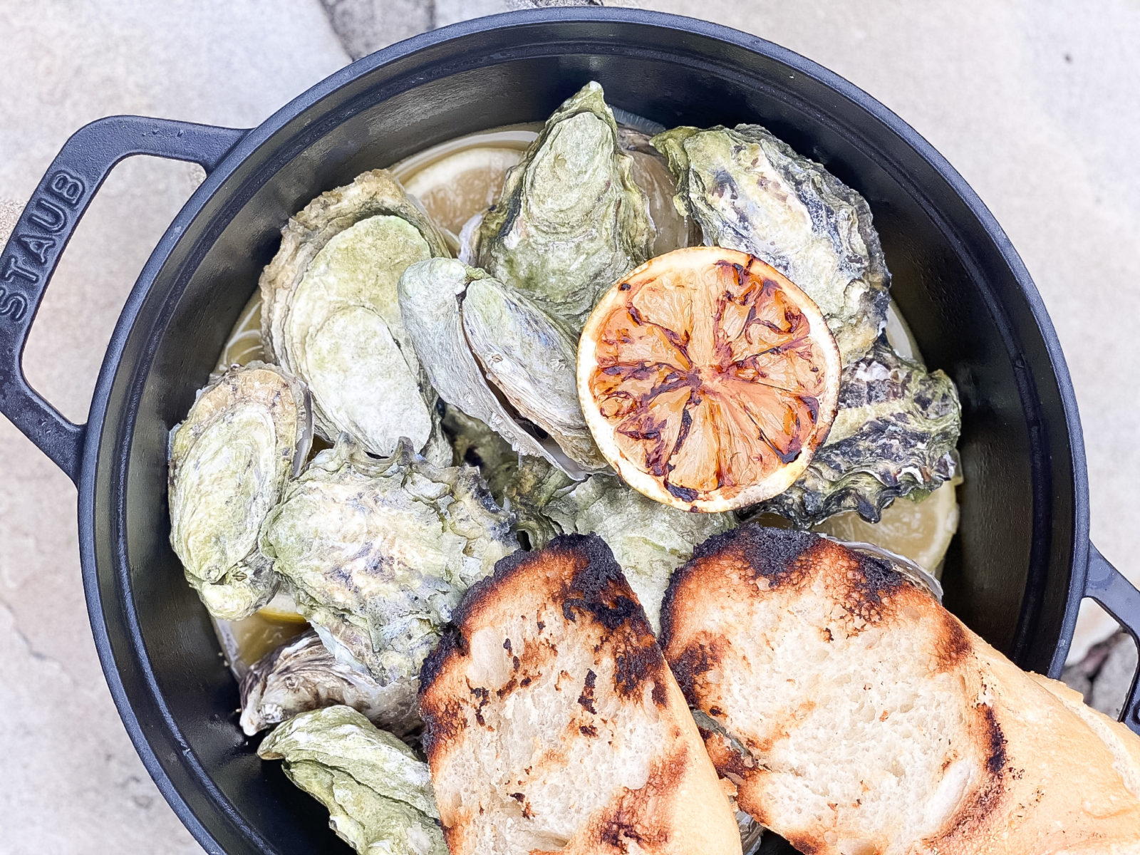 GRILLED LEMON OYSTERS | Living With Landyn
